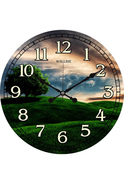 Wallbie 38 cm Özel Tasarım Duvar Saati