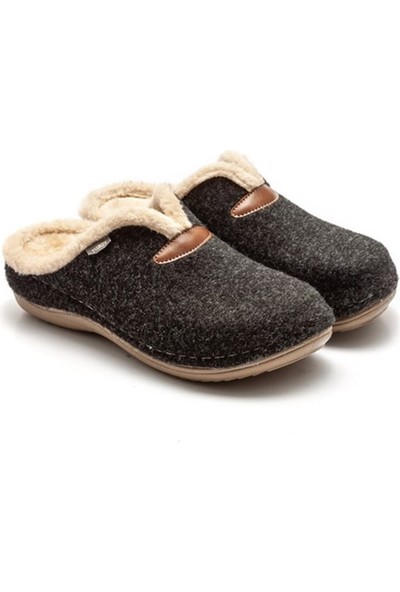 Twigy Tw Mari Füme Keçe Kadın Ev Terliği 36/41 YY0422B V2 Twigy Tw Mari Füme Keçe Kadın Ev Terliği 36/41 YY0422B V2