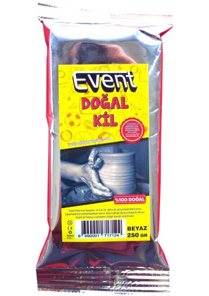 Event 250GR Seramik Hamuru Beyaz Kil Çömlek Heykel Model E Fiyatı, 5.0 ...