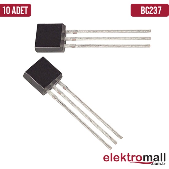 Elektromall BC237 Transistör 10 Adet Fiyatı - Taksit Seçenekleri