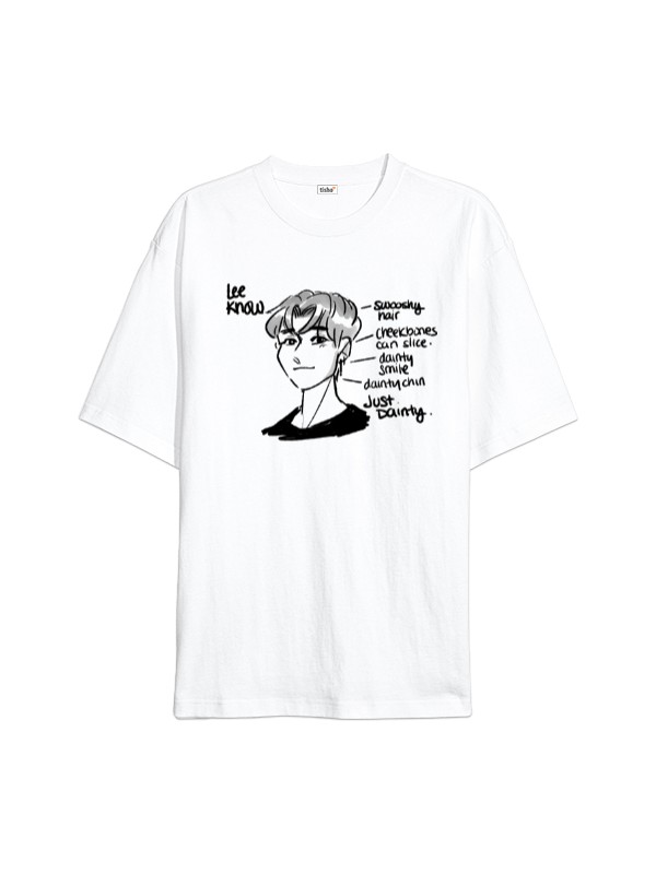 Tisho Stray Kids-Minho Oversize Unisex Tişört Fiyatı
