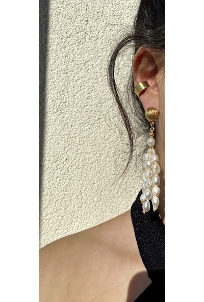 Shiny Kıkırdak Küpe Bronz