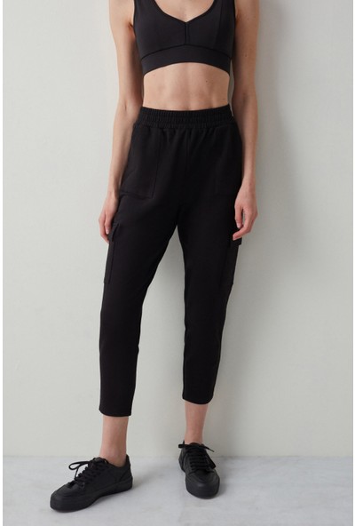 Penti Siyah Cargo Jogger Pantolon