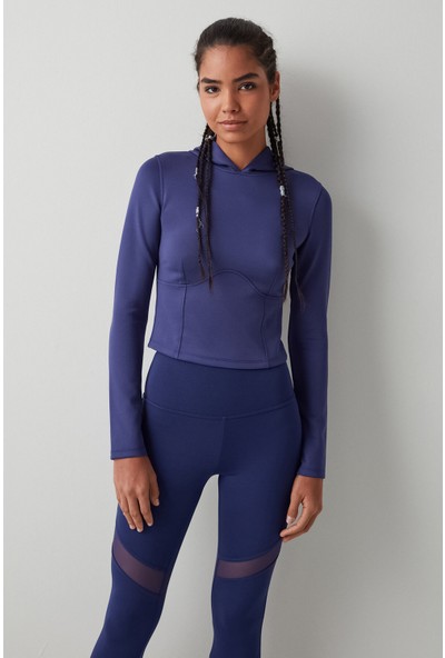 Penti Lacivert Performer Hooded Sweatshirt Penti Lacivert Performer Hooded Sweatshirt