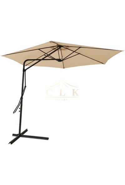Clk Garden 3 mt Bahçe Şemsiyesi Krem