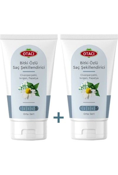 Otacı Bitkisel Saç Şekillendirici Orta Sert 150 ml x 2 Adet