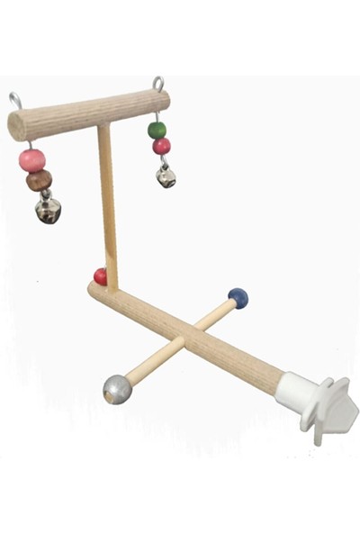 Pet Materyal Zilli Kuş Tüneği 10 x 13 cm Pet Materyal Zilli Kuş Tüneği 10 x 13 cm