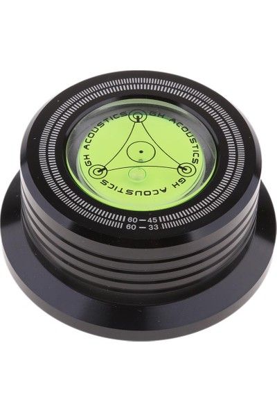 Flameer Titreşim Dengeli Siyah Için Kayıt Kelepçesi Lp Disk Stabilizatör Pikap (Yurt Dışından)