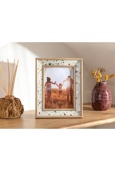 English Home Terazzo Çerçeve 13X18 cm Kahve English Home Terazzo Çerçeve 13X18 cm Kahve