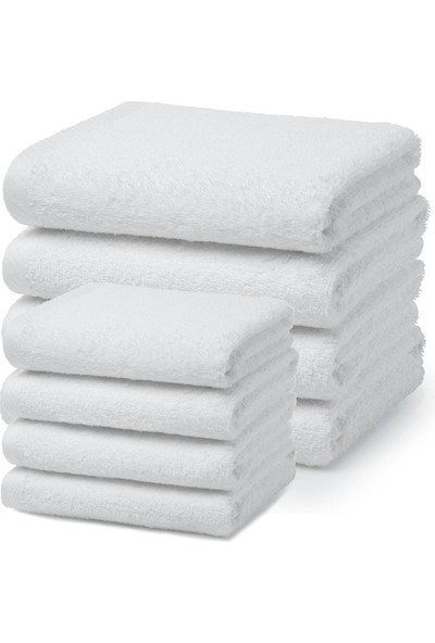 Regule %100 Pamuk Banyo & Baş Havlusu 8'li Seti 70 x 140 cm - 50 x 90 cm