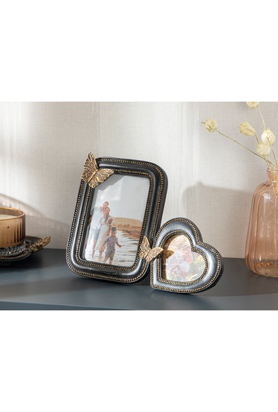 English Home Butterflıes Çerçeve 22,5X16,5X2 cm Siyah English Home Butterflıes Çerçeve 22,5X16,5X2 cm Siyah