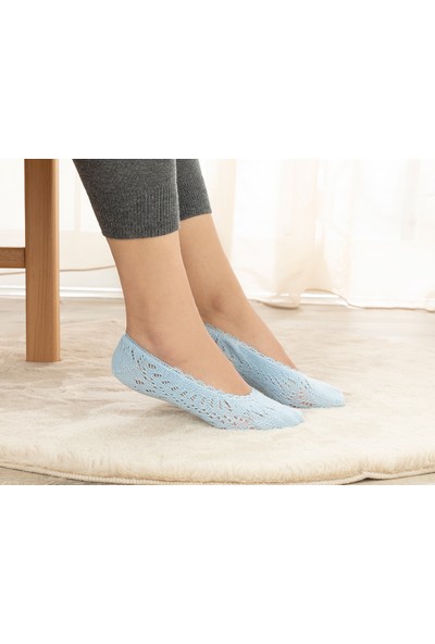 English Home Fairy Pamuk Kadın Kısa Konçlu Çorap 36-40 Mavi