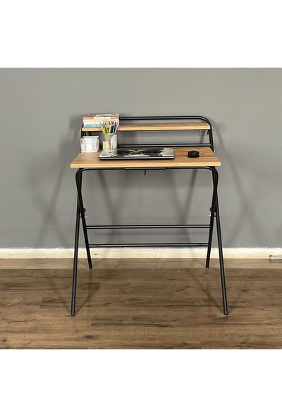 Berta Concept Lich Katlanır Raflı Çalışma Masası Laptop Masası