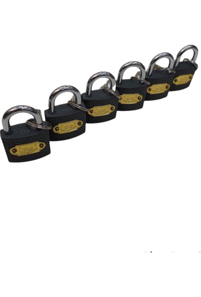 Seç Al Hırdavat Asma Kilit 32 mm Gri Küpe Kilit 6 Adet Seç Al Hırdavat Asma Kilit 32 mm Gri Küpe Kilit 6 Adet