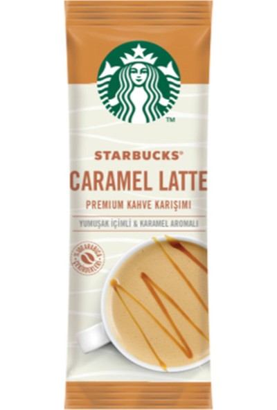 Starbucks Caramel Latte Sınırlı Üretim Kahve Karışım 21.5 gr