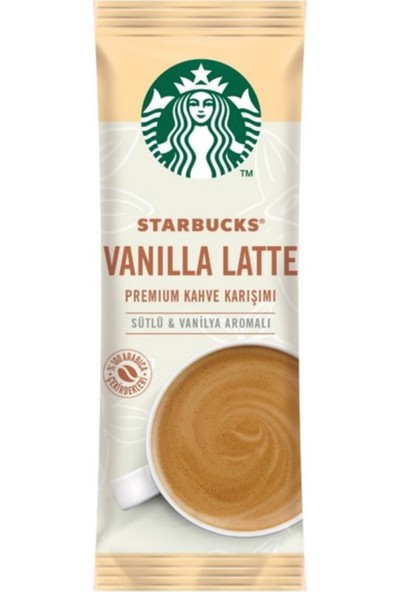 Starbucks Vanilla Latte Premium Kahve Karışımı 21.5 gr