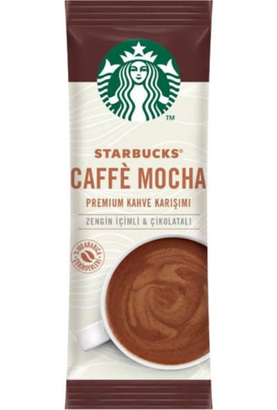 Starbucks Caffe Mocha Premium Kahve Karışımı 22 gr Starbucks Caffe Mocha Premium Kahve Karışımı 22 gr