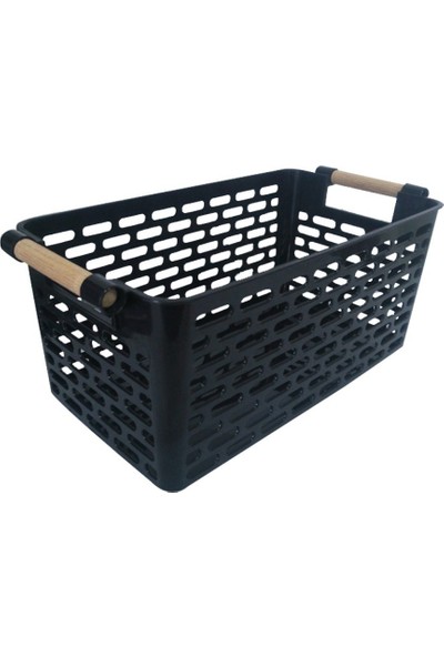 Scala Store Buzdolabı Düzenleyici (2 Adet), Ahşap Görünümlü Plastik Düzenleyici Sepet Scala Store Buzdolabı Düzenleyici (2 Adet), Ahşap Görünümlü Plastik Düzenleyici Sepet