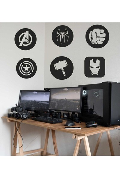 Buypass Avengers Ahşap Duvar Süsü