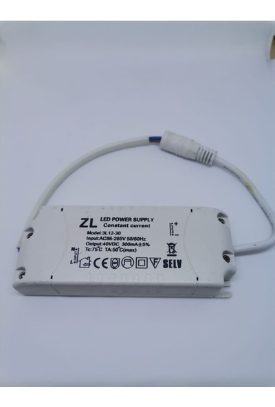 Yuled 12W LED Panel Driver Trafo Balans Power LED Sürücü Spot Panel Cob LED 300 M Amper Yuled 12W LED Panel Driver Trafo Balans Power LED Sürücü Spot Panel Cob LED 300 M Amper
