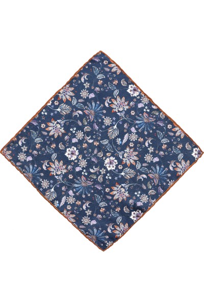 Kiğılı Desenli Ipek Mendil