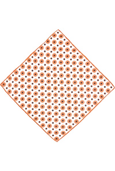 Kiğılı Desenli Ipek Mendil