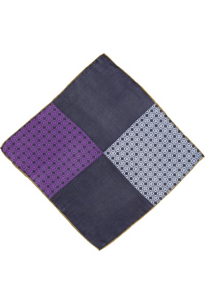 Kiğılı Desenli Ipek Mendil