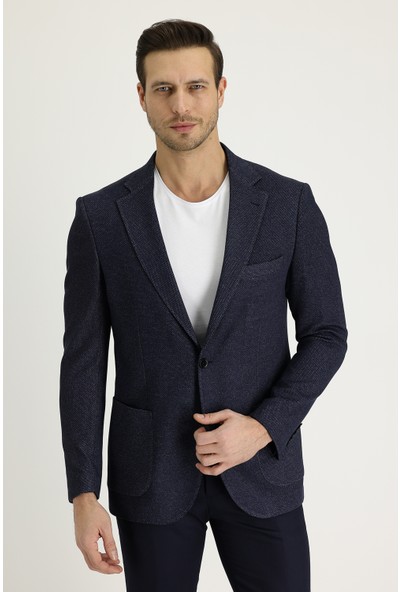 Kiğılı Regular Fit Desenli Ceket