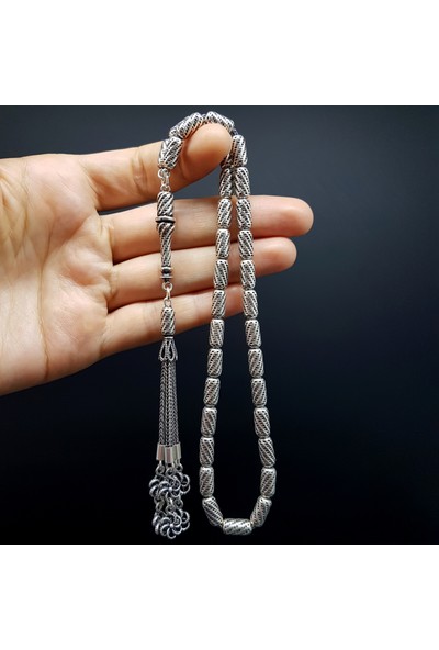 Kehribar Diyarı 24,5 gr Kapsül Kesim Gümüş Tesbih Kehribar Diyarı 24,5 gr Kapsül Kesim Gümüş Tesbih