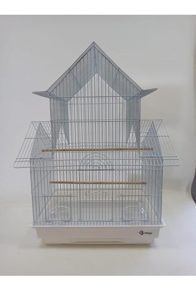 Dayang Çinevi Kafes Beyaz 47 x 36 x 68 cm