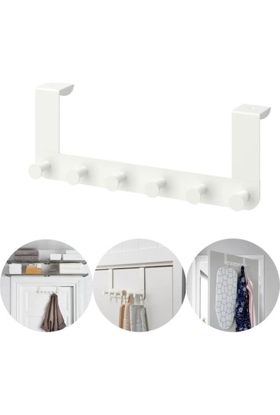 Ikea Enudden Kapı Arkası Askısı 6 Bölmeli Metal Ikea Enudden Kapı Arkası Askısı 6 Bölmeli Metal