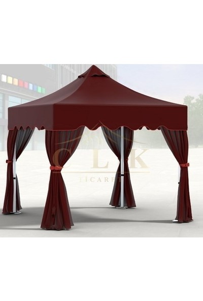CLK Garden Clk 3x3 40 mm Garden Katlanabilir Tente Bahçe Çadırı Bordo CLK Garden Clk 3x3 40 mm Garden Katlanabilir Tente Bahçe Çadırı Bordo