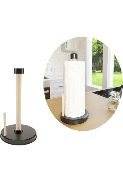 Tvet Design Ahşap Kağıt Havluluk T39954