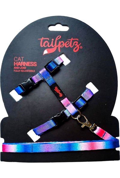 Tailpetz Kedi Göğüs Tasması Seti M 22 - 30 cm Bavel