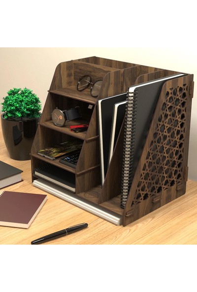 Brüksel - Masaüstü Organizer Düzenleyici A4 Evrak Rafı