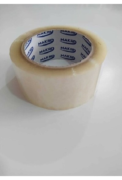 Makro Şeffaf Koli Bandı Hotmelt 45 mm x 100 mt 12'li Makro Şeffaf Koli Bandı Hotmelt 45 mm x 100 mt 12'li