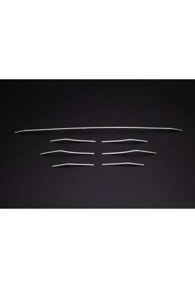 Askrom Renault Megane 4 Hb Krom Ön Tampon Çıtası 2016-2021 7 Prç Askrom Renault Megane 4 Hb Krom Ön Tampon Çıtası 2016-2021 7 Prç