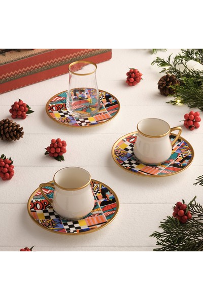 Emsan Journal 18 Parça Çay Kahve Seti