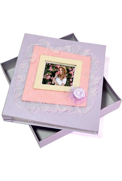 Nobbystar 120'LIK 10X15 Kutulu Lila Fotoğraf Albümü