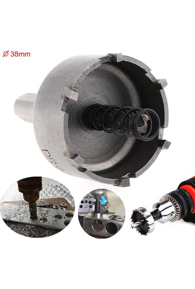 Generic 38 mm Karbür Kesici Kafa Hss Matkap Seti Delik Testere Için Paslanmaz Çelik Metal Alaşım Kesici (Yurt Dışından) Generic 38 mm Karbür Kesici Kafa Hss Matkap Seti Delik Testere Için Paslanmaz Çelik Metal Alaşım Kesici (Yurt Dışından)