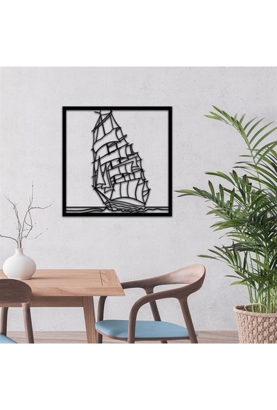 Baupor Gemi Metal Duvar Dekoru