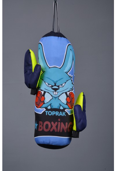 Toprak Mavi Tavşan Boks Torbası