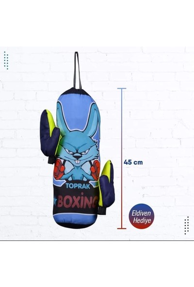 Toprak Sport Mavi Tavşan Boks Torbası