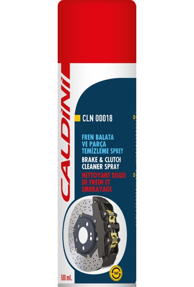 Caldini Fren Balata ve Parça Temizleme Spreyi 500 ml Caldini Fren Balata ve Parça Temizleme Spreyi 500 ml