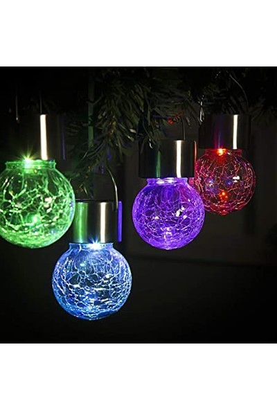 Güneş Enerjili Rgb Bahçe Lambası Seti