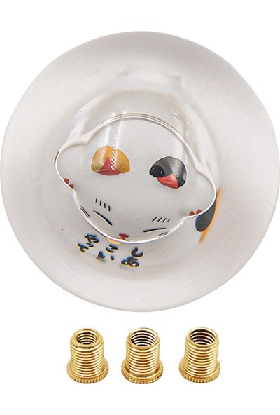 Şanslı Kedi Vites Kayması Topuzu Adaptörleri ile M10X1.5 3x Vidalar ile Evrensel Şanslı Kedi Vites Kayması Topuzu Adaptörleri ile M10X1.5 3x Vidalar ile Evrensel