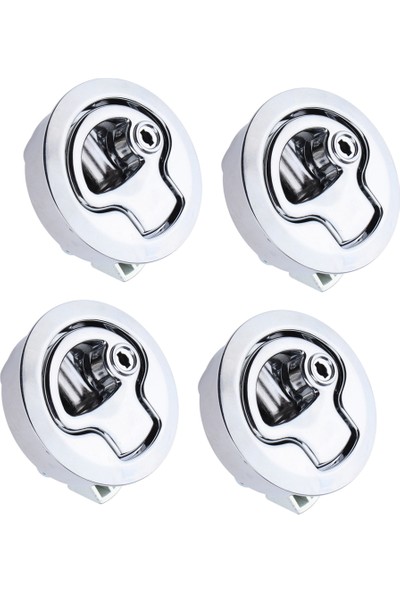 4x Paslanmaz Çelik Slam Mandalı / 2 '' Kapı Rv Römorklar Için Kilit / Kilit ile Kilit