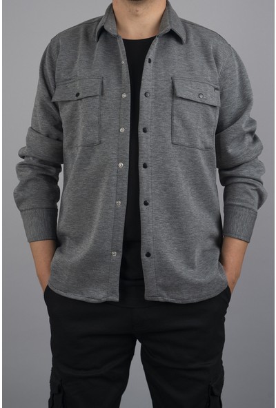 Bombe Erkek Slim Fit Scuba Gömlek