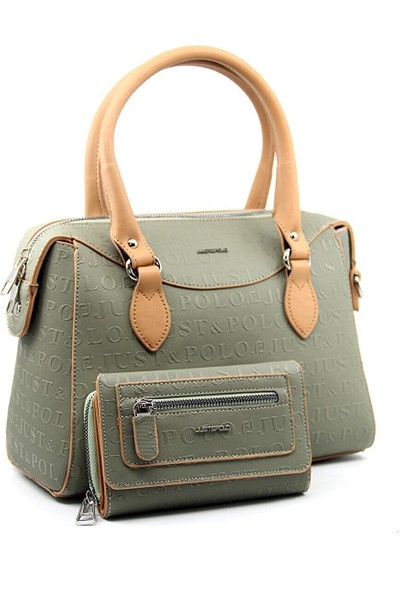 Just Polo Kadın Uzun Askılı El Çantası ve Cüzdan Kombini
