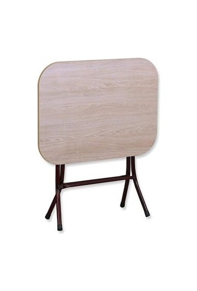 Sivas Gözde Mobilya Ecowood Katlanır Kare Masa 70X70X75CM